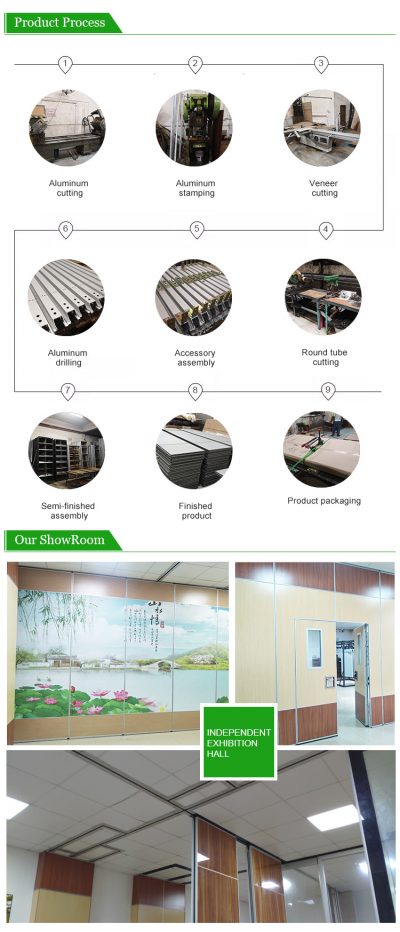 GLS-100 Movable wall | GreatFold movable partition wall