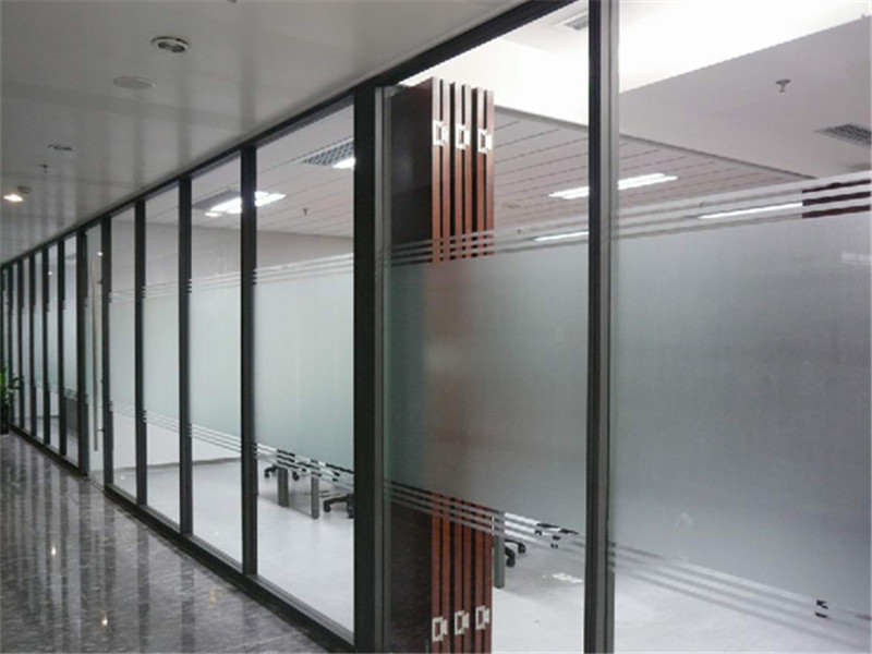 Full Height Partition Stable Glass Partition Walls with Door ...