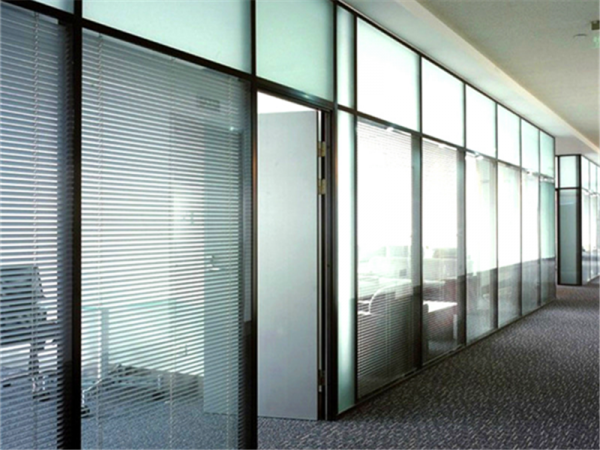 Full Height Partition Stable Glass Partition Walls with Door ...